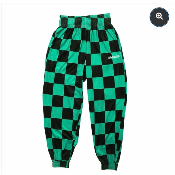Raskol | Pants & Jumpsuits | Raskol Womens Green And Black Checkered ...